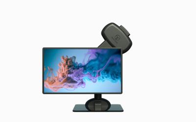 China Electric Lifting Rotating Monitor Screen Mount Stand To Relieve Neck Stiff for sale