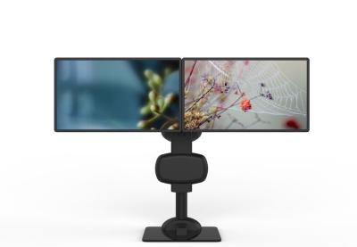 China Electric Lifting Rotating Dual Monitor  Mount For Relieve Neck  Pain for sale
