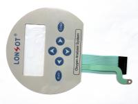 China Highly Versatile ESD Membrane Panel Switches For Chemical Resistance With Waterproof Back Adhesive for sale