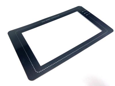 China Custom Design Membrane Switch Graphic Overlay 3M Film Labels With Transparent Window for sale