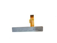 China FPC Copper Circuit Flexible Silicone Keyboard With Silione Screen Printing for sale