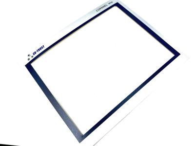 China Polycarbonate Coated Control Panel Label Graphic Overlay With Gradient Dot Printing for sale