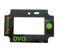 China Polyester Custom Printed Digital Graphic Overlay With Transparent Window Display for sale