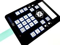 China Gossly Transpent LCD Screen Membrane Touch Switch With Metal Dome for sale