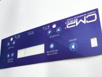 China Pocket Layered Graphic LCD Printing LED Membrane Switch Foil For Medical Enclosure for sale