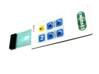 China Harsh Finish Membrane Keypad Switch With Blind Spot Button For Automotive Controls for sale