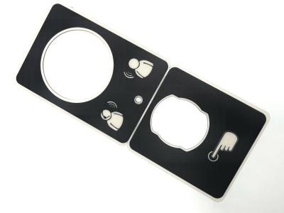 China Polycarbonate Chrome Ink Printing Front Overlay Graphic For Medical Equipment for sale