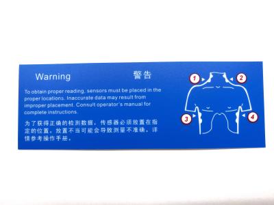 China 3M Self Adhesive Digital Printing Graphic Overlays For Medical Application for sale