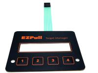 China Microwave Oven 4 Embossing Metal Snap Membrane Dome Switch With Flexible Tail for sale