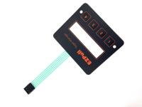 China Microwave Oven 4 Embossing Metal Snap Membrane Dome Switch With Flexible Tail for sale