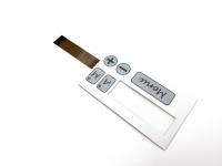 China Small LED Light Membrane Control Panel With Scratch Coating Polycarbonate for sale
