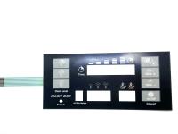 China Tactile FFC Flex Cable Waterproof Membrane Switch With Female Scrip Housing for sale
