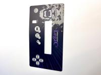 China OME Digital Printing Good Feedback Button Membrane Switches Factory To Douglas Battery for sale