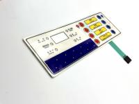China Glossy Surface Finish PET Electric Key Switch With Tactile Feedback Buttons for sale
