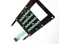 China Carbon Circuit Printing Flat Membrane Keyboard For Industrial Control for sale