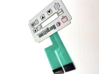 China Custom Made 2.54MM Pitch Female Connector Membrane Keyboard Membrane Switch Panel for sale