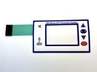 China Screen Printing Medical Membrane Switch Supplier With Transparent LCD Window for sale