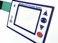 China Screen Printing Medical Membrane Switch Supplier With Transparent LCD Window for sale