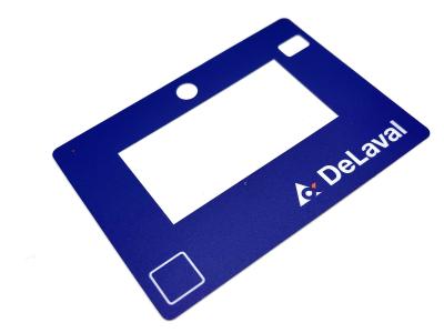 China Custom Printed Transparent PC Control Panel Graphic Overlays With Glossy Or Tinted Window for sale