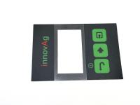 China Custom Industrial Control Panels OEM Pmma Window With Digital Print And Fiber Optic Backlight for sale