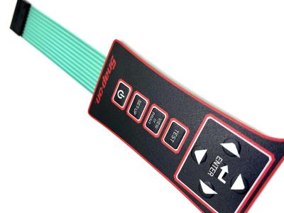 China Silicone Waterproof Membrane Switch Contact Chatter Time ≤5ms Custom Design for sale