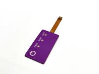China 1 Million Service Life LED Keypad Switch With Velvet Surface for sale