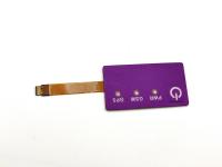 China 1 Million Service Life LED Keypad Switch With Velvet Surface for sale