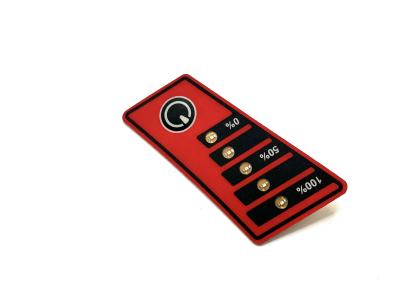 China 0.125mm Polyester LED Small Light Membrane Switch for sale