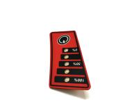 China Polyester Embossing Membrane Switch  With Interface for sale