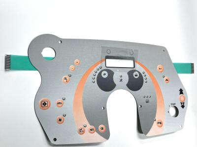 China Polyester Membrane Switch Supplier With Metal Clike Dome Buttons for sale