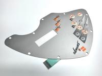 China Four Color Mate Surface Digital Printing Uses Membrane Switch With LED Illuminated for sale