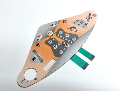 China Clear LED Windows 6 Layers Polyester Push Button On Off Switch With 1 Million Life Cycles for sale