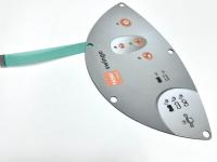 China Tactile FFC Flex Cable Custom Membrane Switches With Female Scrip Housing for sale