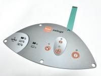 China Waterproof and Easy to Clean Membrane Keypad for Magnetic Therapy Device Operation for sale