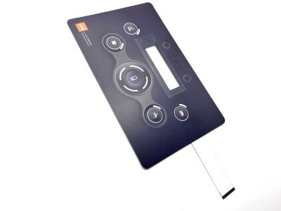 China FPC Copper Circuit Waterproof Membrane Switch Keypad Suppliers With LED Mounting And ZIF Connector for sale