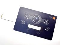 China Texture Mylar Side LED Custom Membrane Switches With Molex 0.5MM Pitch for sale