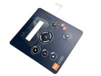 China Matrix Sealed Industrial Membrane Keyboard With Led Embedded for sale