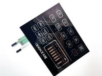 China Industrial Polyester Tactile Button Switch With Flex Adhesive Layer for sale