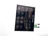 China Highly Versatile Electric Key Switch For Chemical Resistance With Waterproof Back Adhesive for sale