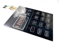 China Customizable Stock Membrane Switch Keypad High Effective For Electric Fan for sale