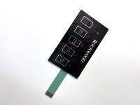 China Industrial Silk Screen Printing Membrane Switches Keyboard  For Metal Detector for sale