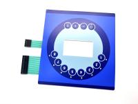China Grossly Transparent LCD Screen Round Tactile Switch With Metal Dome for sale