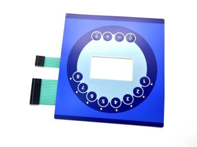 China Grossly Transparent LCD Screen Round Tactile Switch With Metal Dome for sale