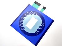 China Grossly Transparent LCD Screen Round Tactile Switch With Metal Dome for sale