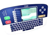 China One Clik Button Embossedkeypad Switch Panel With Flexible Copper Cable for sale