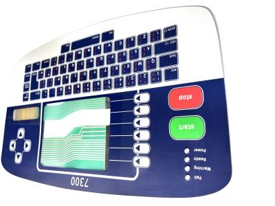 China Rim Embossing Keys Laser Momentary Tactile Tact Push Button Switch Panel Foil Inkjet Printing for sale