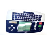 China Silver Conductive Circuit Backlit Membrane Switch Panel For Ocean Monitor for sale