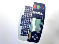 China Custom Membrane Keyboard For A Flight Sim Avionics With Glossy Window for sale