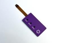 China Tactile Rasied Buttons Metal Tactile Switch With Nicomatic Female Connector for sale