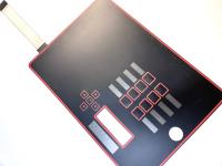 China Tactile FFC Flex Cable Waterproof Touch Keyboard With Female Scrip Housing for sale